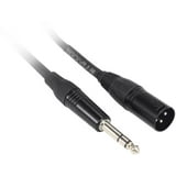 Rockville RCXMB30B 30' Male REAN XLR to 1/4'' TRS Cable Black 100% ...