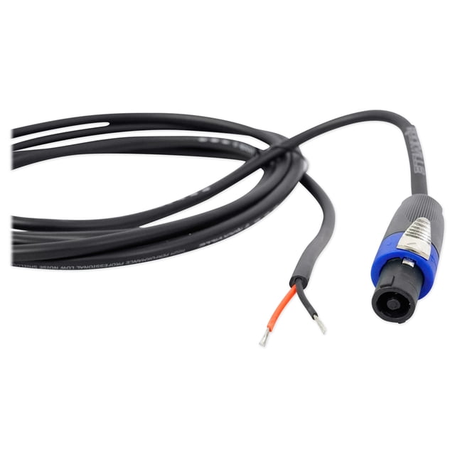 Rockville RHC10 10 Foot Speakon to Bare Wire Speaker Cable,16 Gauge,100 ...