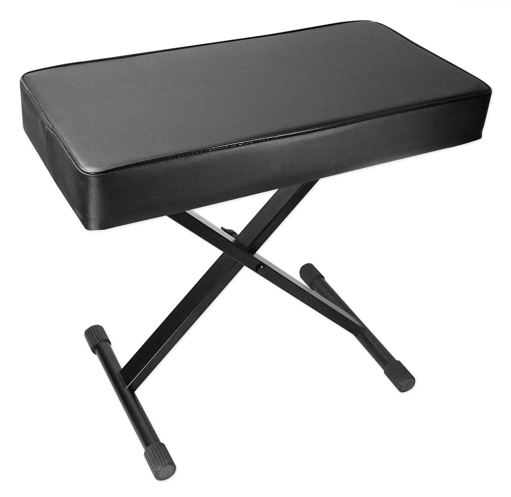 Rockville RKB61 Extra Thick Padded Foldable Keyboard Bench w/ Quick ...