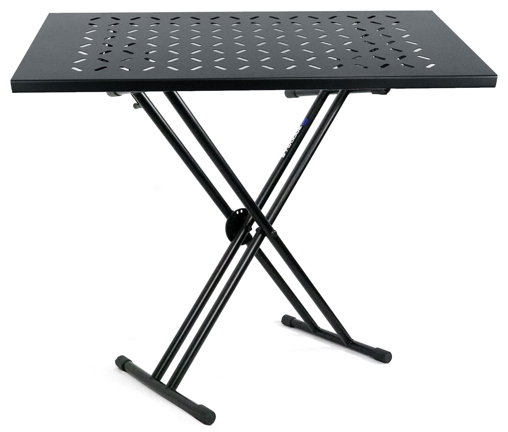 Rockville RKS30X Double X Braced Keyboard Stand w/ Shelf to Turn Into ...