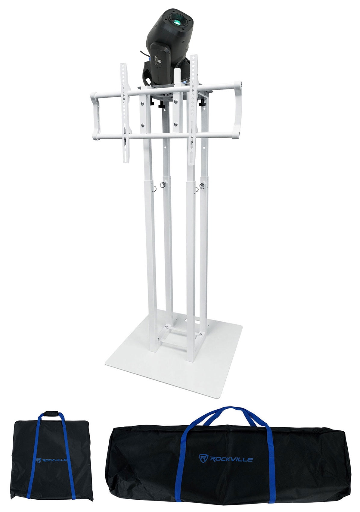 Rockville ROCK SPOT 260W DJ Moving Head Spot/Gobo Light+White Totem/TV ...