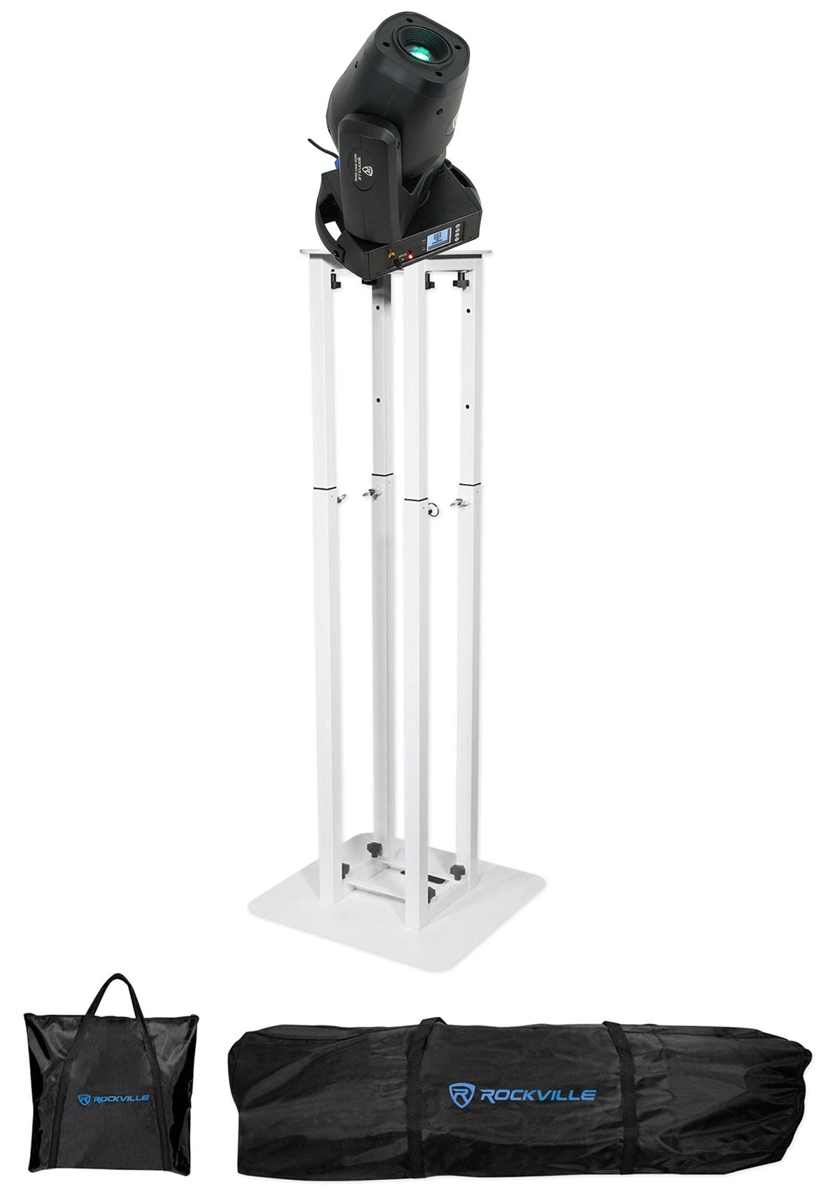 Rockville ROCK SPOT 260W DJ Moving Head Spot/Gobo/Prism Light+White ...