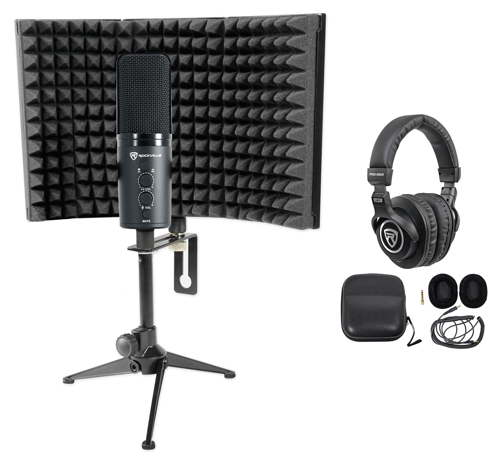 Rockville ROCK-STREAM PRO Gaming Recording Mic USB Microphone ...