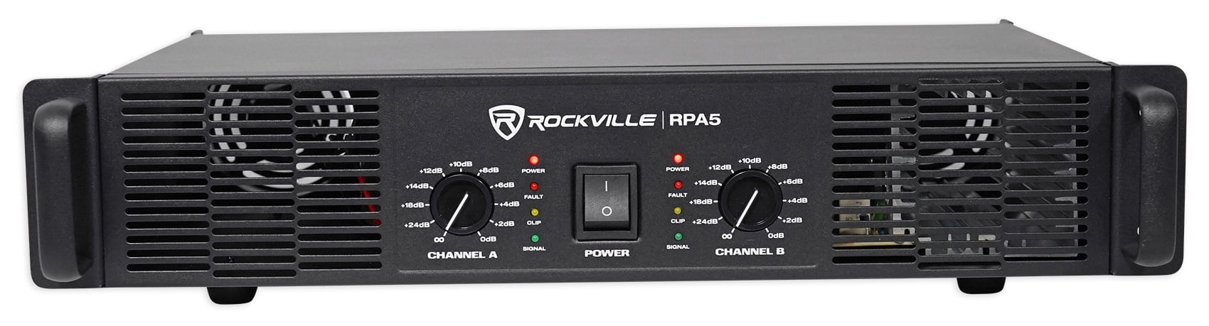 Rockville RPA5 400w RMS Pro/DJ Amp - 2 Channel Power Amplifier with ...