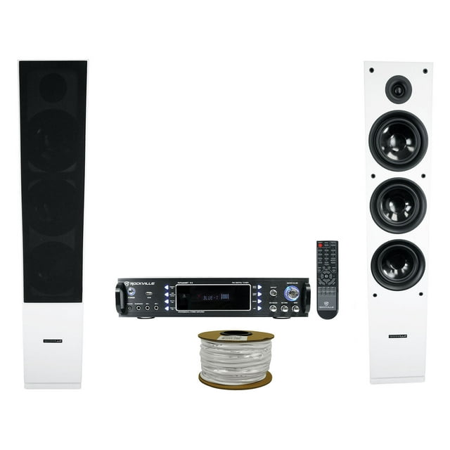 Rockville RPA60BT 1000w Bluetooth Amplifier, Sound System Equipment ...