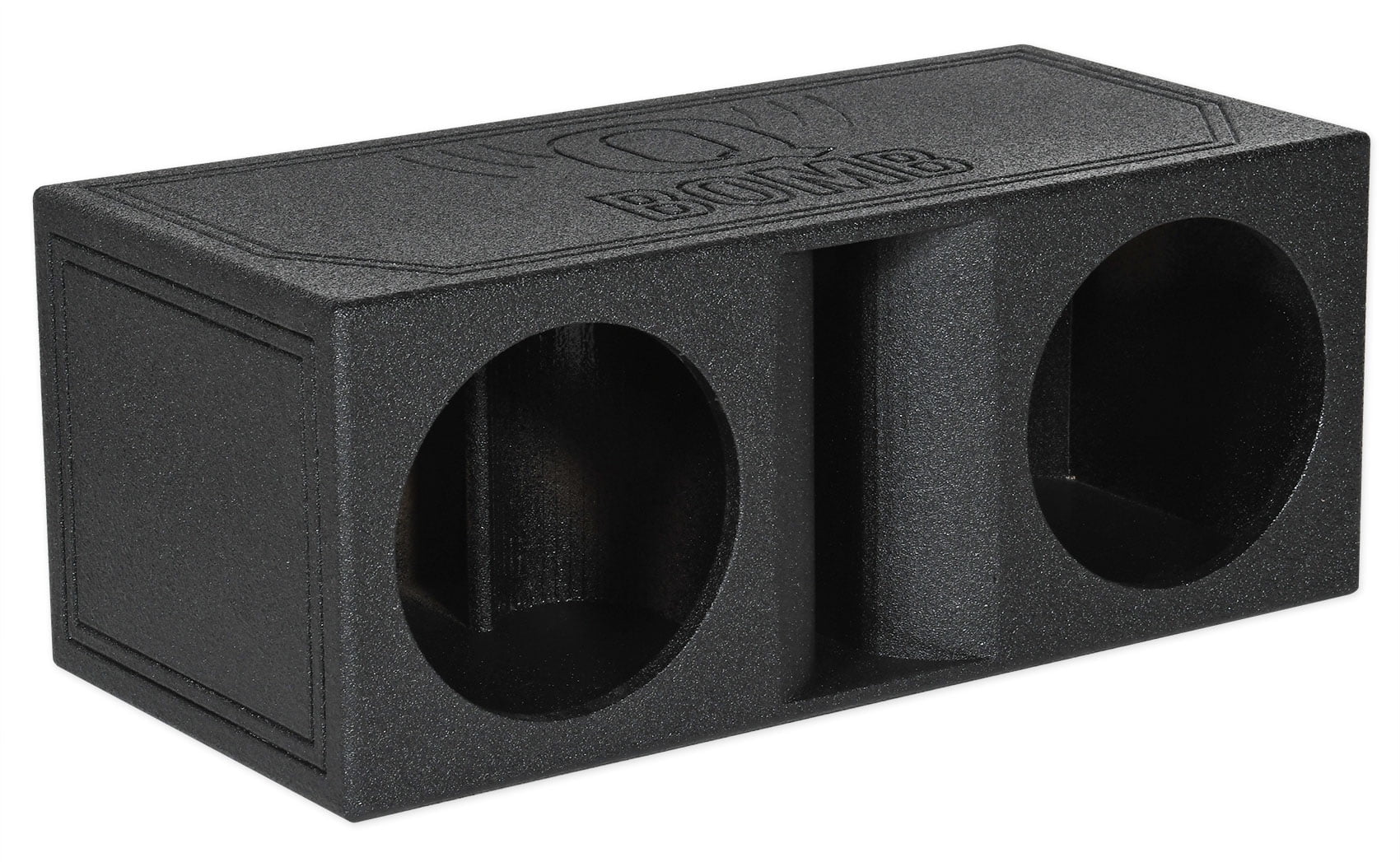 Rockville RPORT-12 Dual 12" Horn Ported Subwoofer Enclosure Sub Box w ...