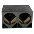 Rockville RQ12TB Dual 12" Triangle Ported Subwoofer Sub Box Bed Lined ...