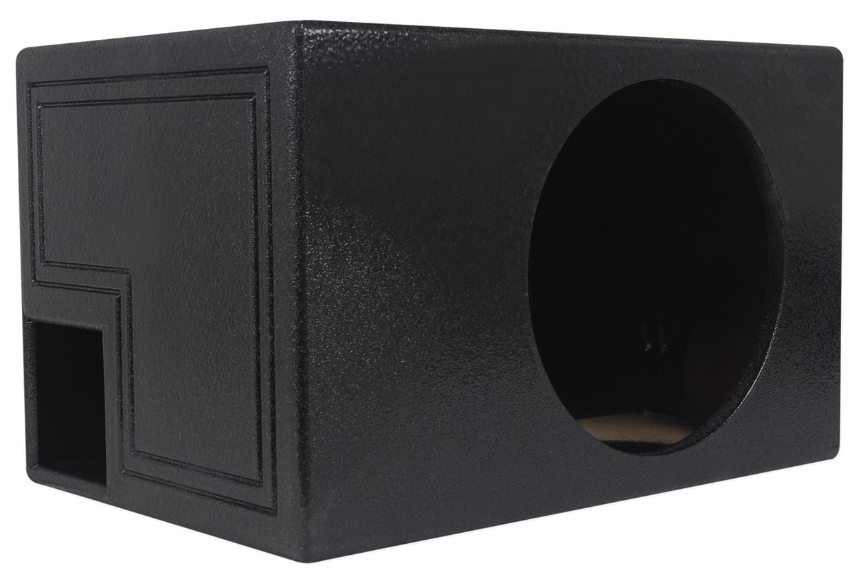 Rockville RQB12 12" QBOMB Vented Sub Enclosure Box , Bedliner Finish 1. ...
