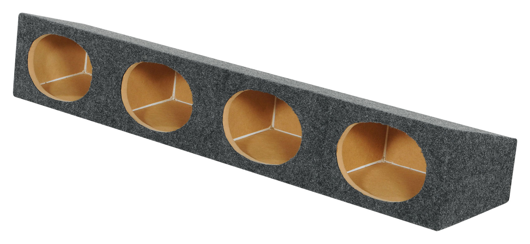 GOLDWOOD E-10SP Ported 10" Single Bass Box Speaker Cabinet Car Truck ...