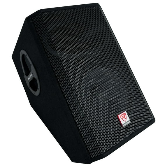 Rockville RSM12A v2 12" 1000w 2-Way Powered Active Stage Floor Monitor Speaker - Walmart.com
