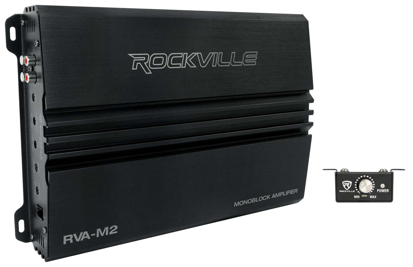 Rockville RVA-M2 2500w Peak/625w RMS @ 1 Ohm Amplifier Mono Car Amp ...