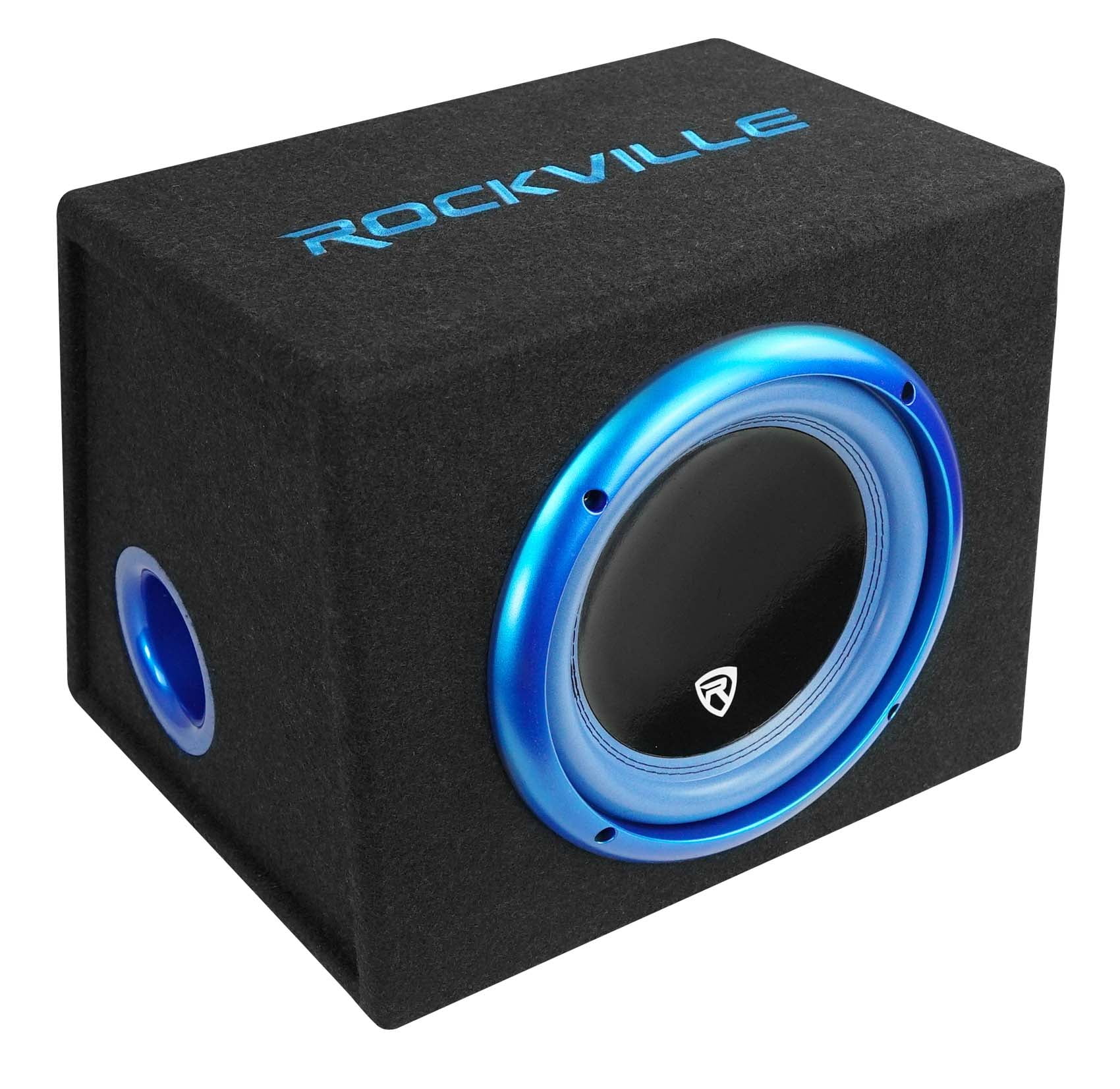 Rockville RVB10.1A 10 Inch 500W Active Powered Car Subwoofer+Sub ...