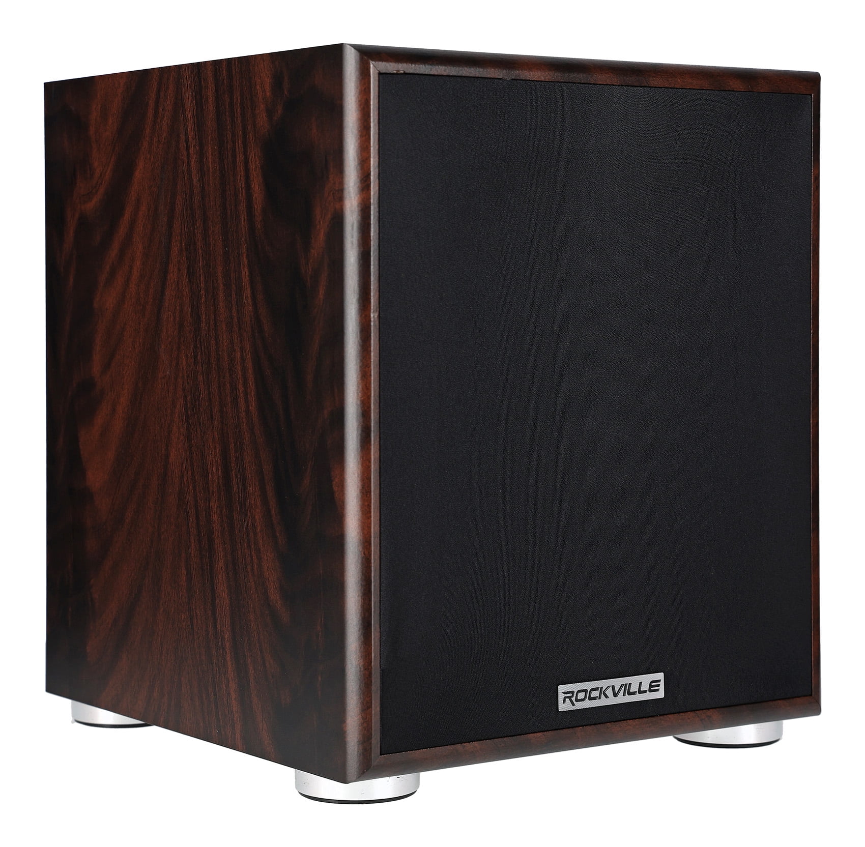Rockville Rock Shaker Dark Wood 200w 6.5" Powered Home Theater ...