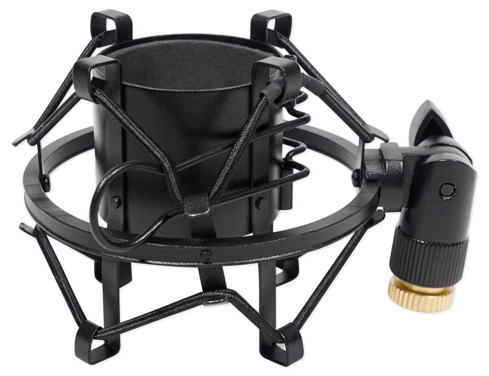 Rockville RockShock Black Studio Condenser Microphone Metal Shock Mount ...