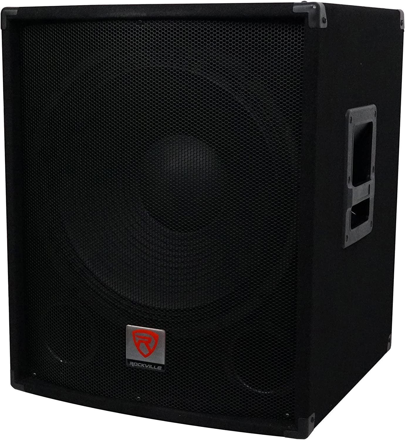 Rockville SBG1124 12" 600W Passive 4 Ω Pro DJ Subwoofer, Mdf/Pole Mount ...