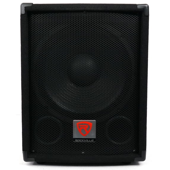 "Rockville Pro Audio 12"" 600 Watt Passive DJ Subwoofer, MDF Cabinet ...