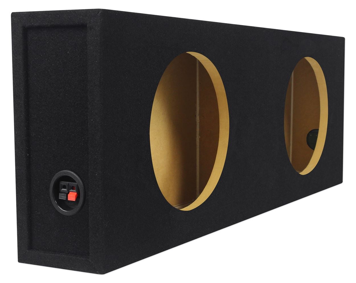 Rockville Slim Sub Box Enclosure for 2 Rockford Fosgate P3SD2-10 ...