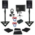 Rockville Home Music Equipment Studio Recording Full Setup Kit ...