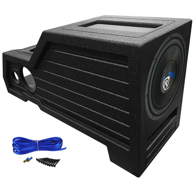 Rockville Subwoofer+Center Console Box For 2015-22 FORD F150+2017-22 ...