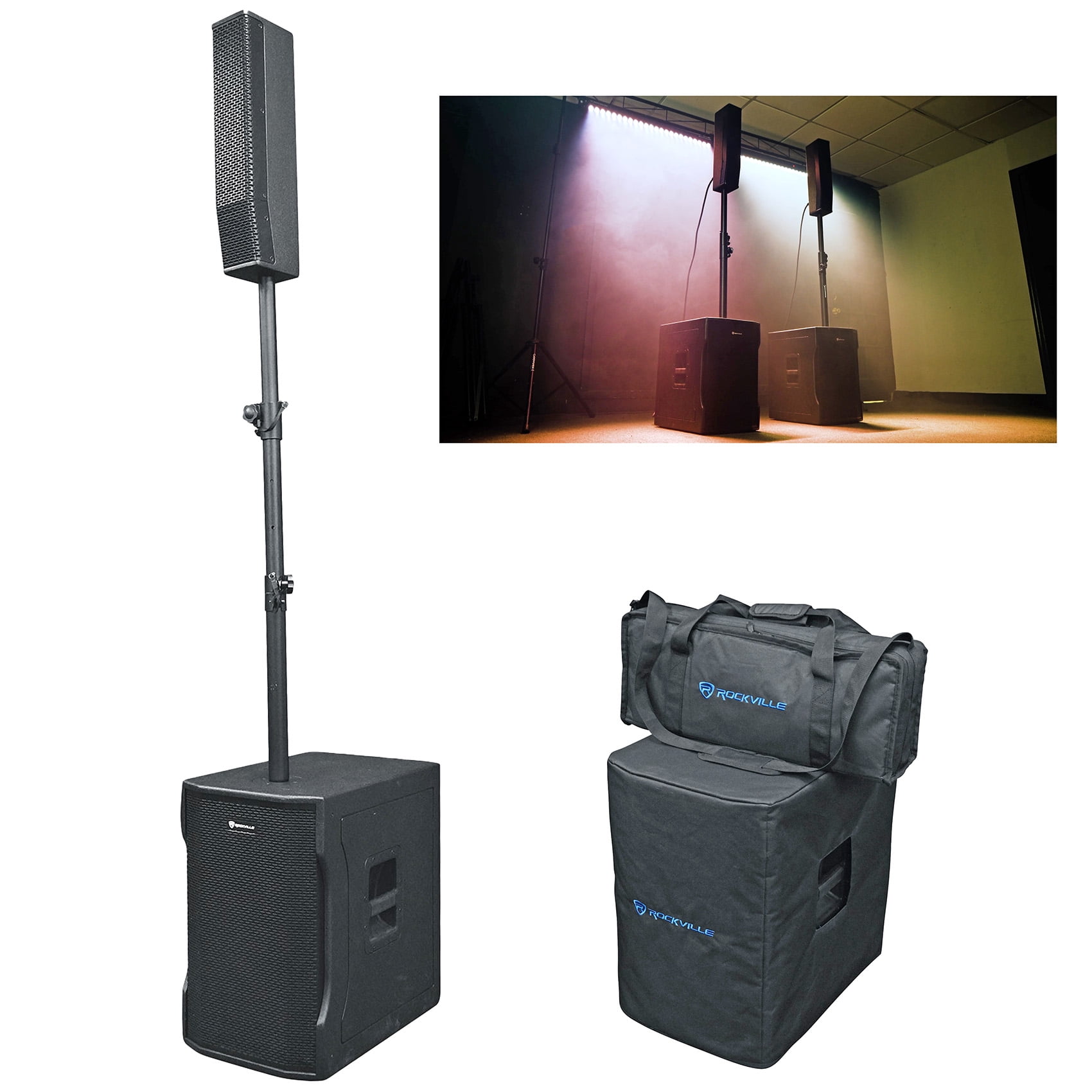 Customer reviews for Rockville TITAN COLUMN 12 Pro/DJ Powered Array ...