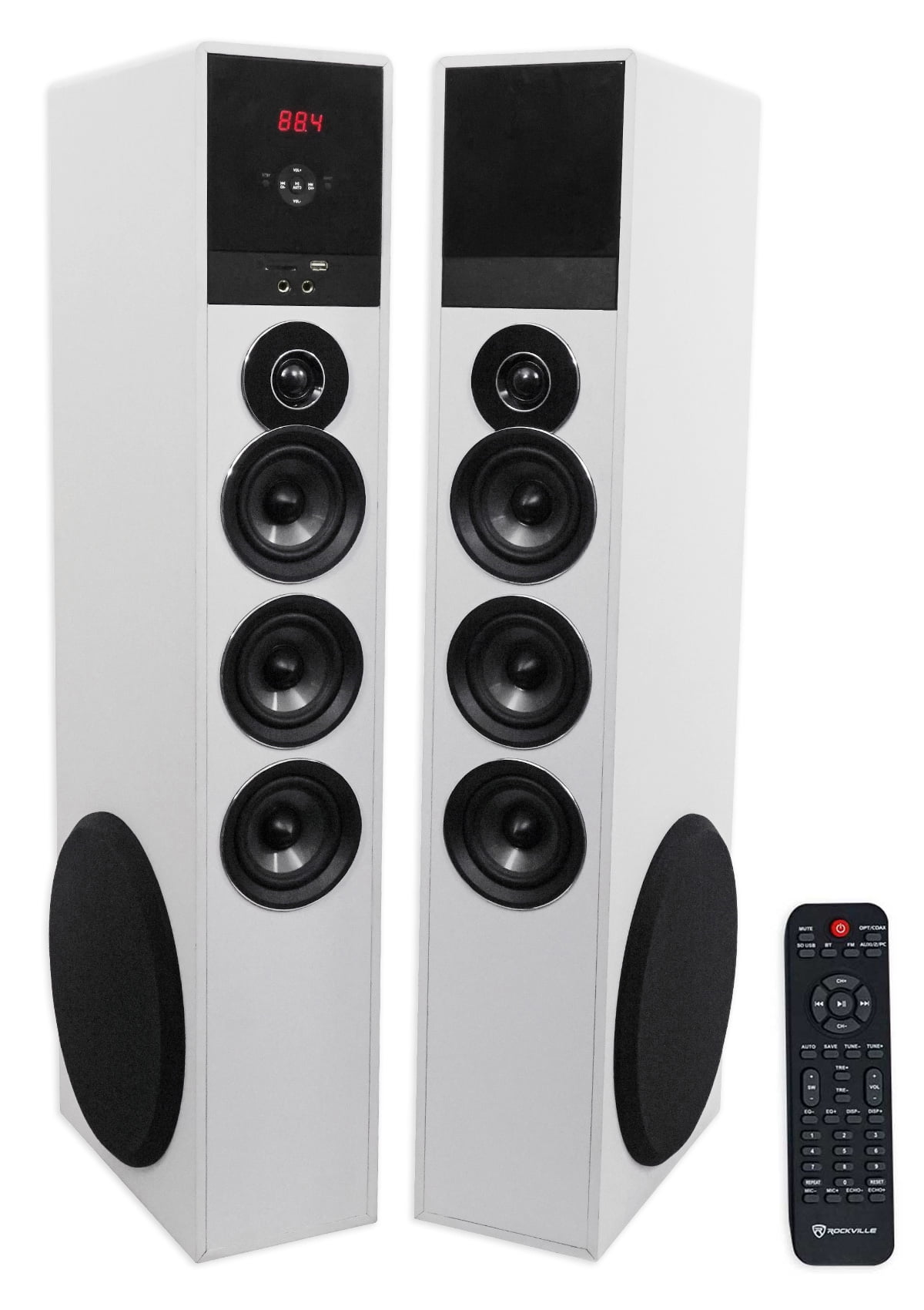 "Rockville Home Theater System, Bluetooth Audio, Floor Standing Stereo ...