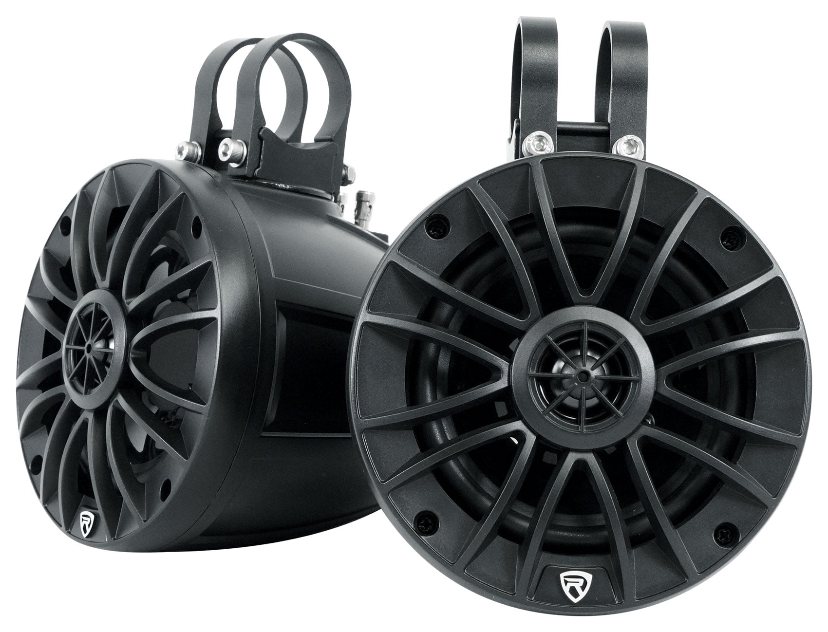 Rockville UT525B 5.25" Marine UTV/ATV Roll Bar Wakeboard Speakers, IPX6 ...