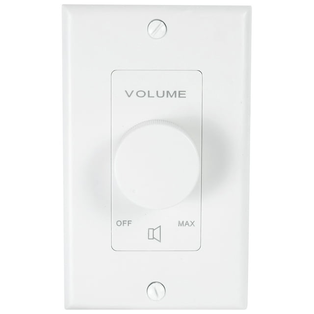Rockville VOL850 8 Ohm 50w x2 Wall Stereo Volume Controller 12 Step ...