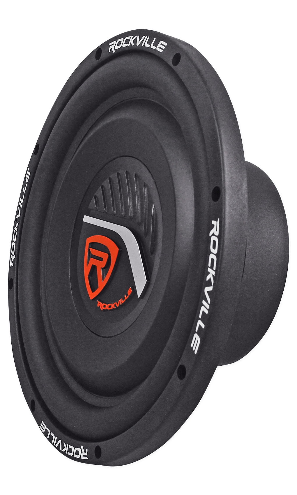 Rockville Compact Powered Audio W10T4-S2 10" Shallow Mount Car ...