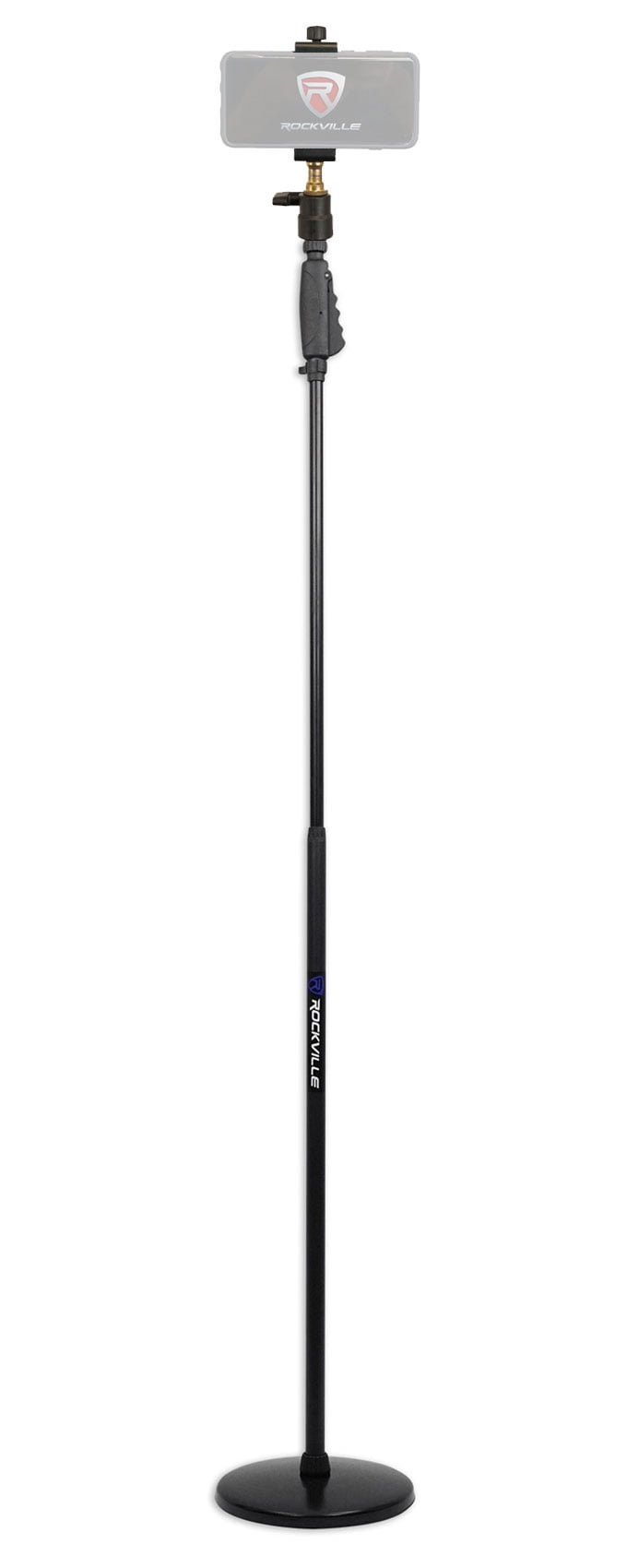 Rockville Weighted Stand w/Hand Clutch+Round Base+360° Swivel ...