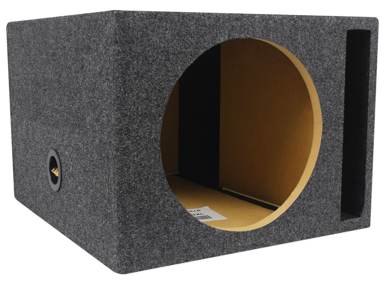 Rockville XL Vented Sub Box Enclosure For 44CVX122 Kicker CompVX 12 ...