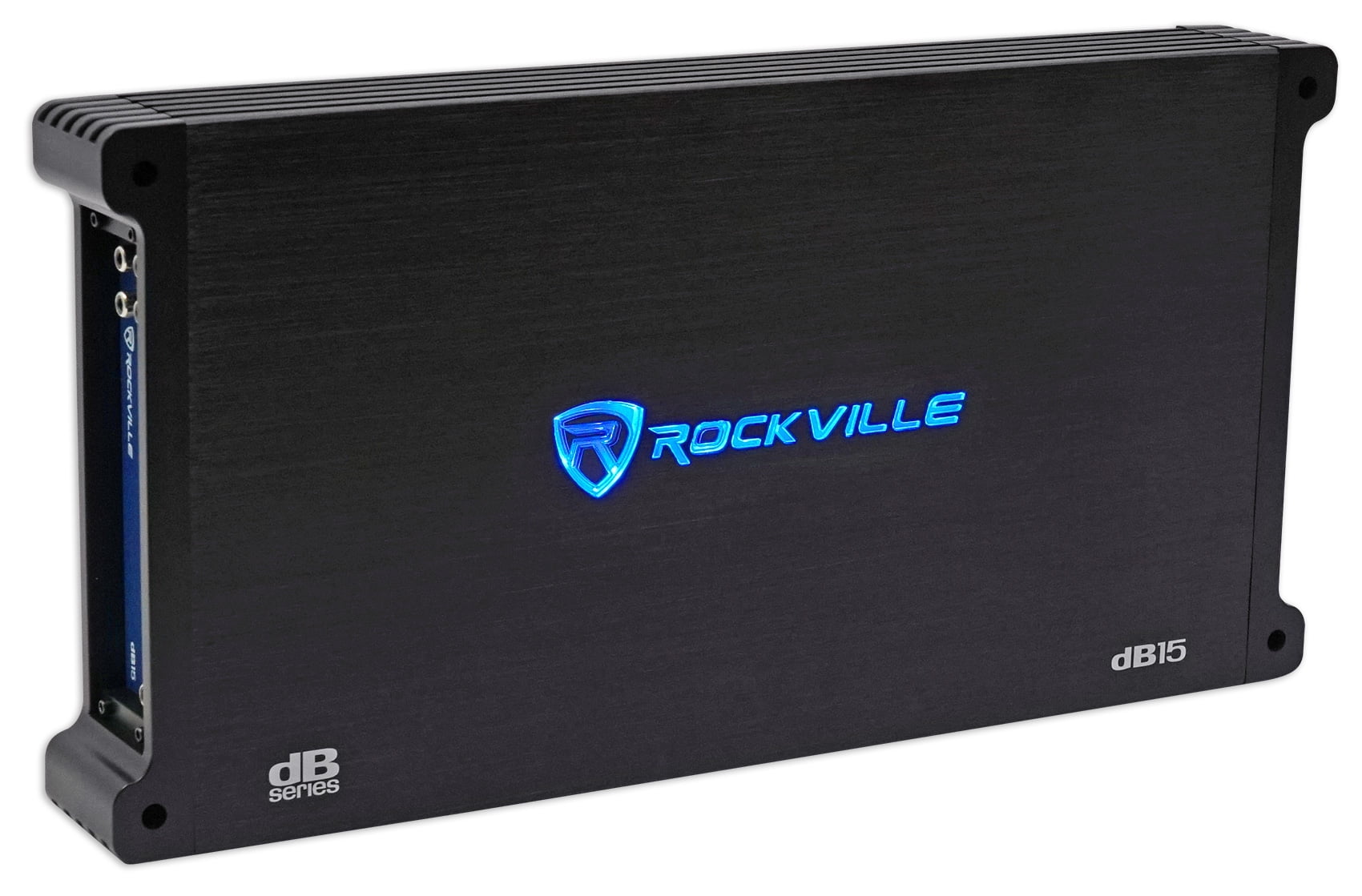 Rockville dB15 Car Audio Amp: 6000 Watt Peak, 1500w RMS Mono 2 Ohm ...