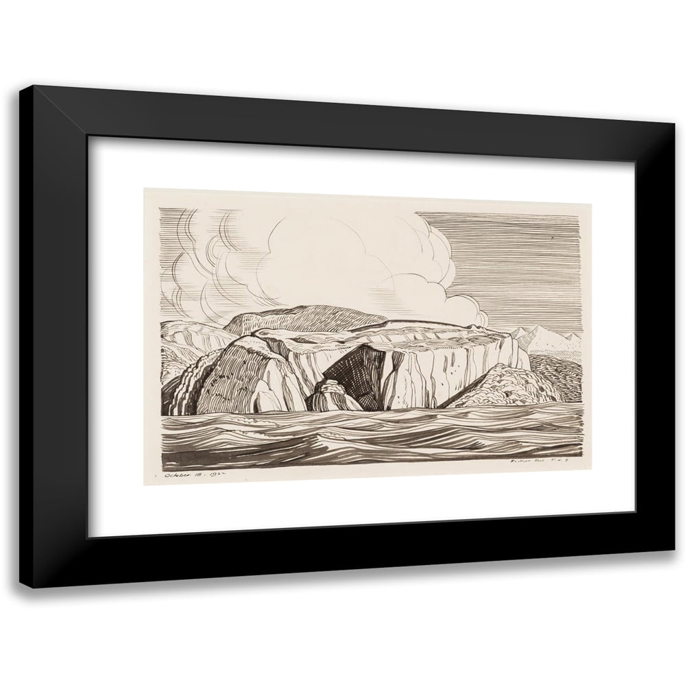 Rockwell Kent 14x11 Black Modern Framed Museum Art Print Titled ...