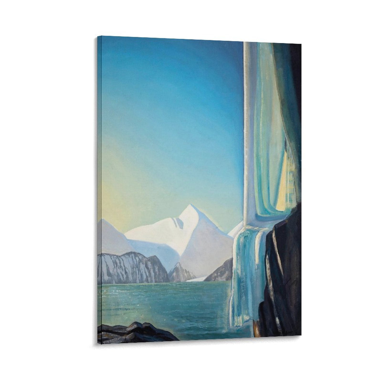 Rockwell Kent Waterfal, Alaska Canvas Printing Famous Paintings, Wall ...