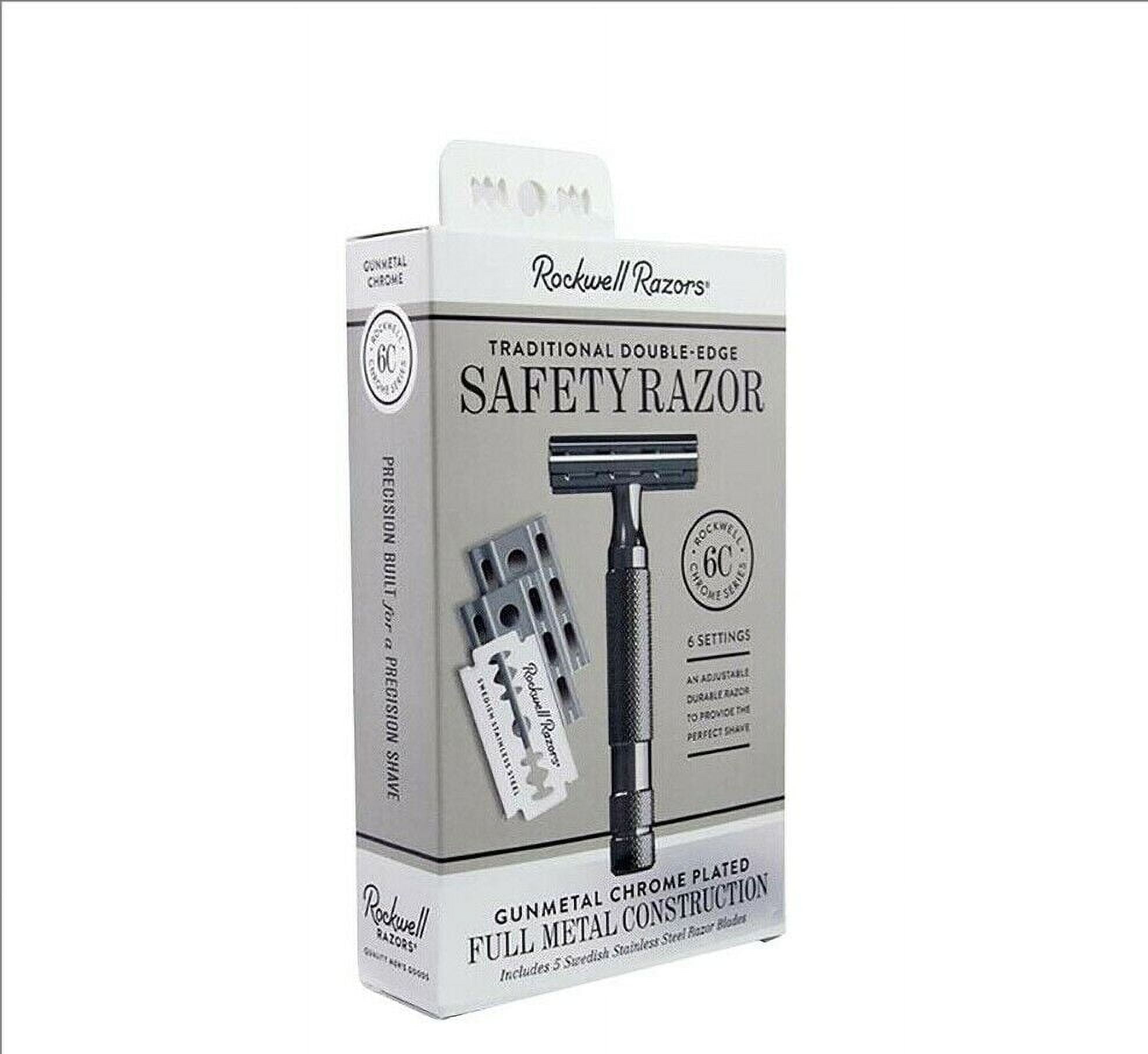 Rockwell Razors, 6C Adjustable Safety Razor - GUNMETAL CHROME Finish ...