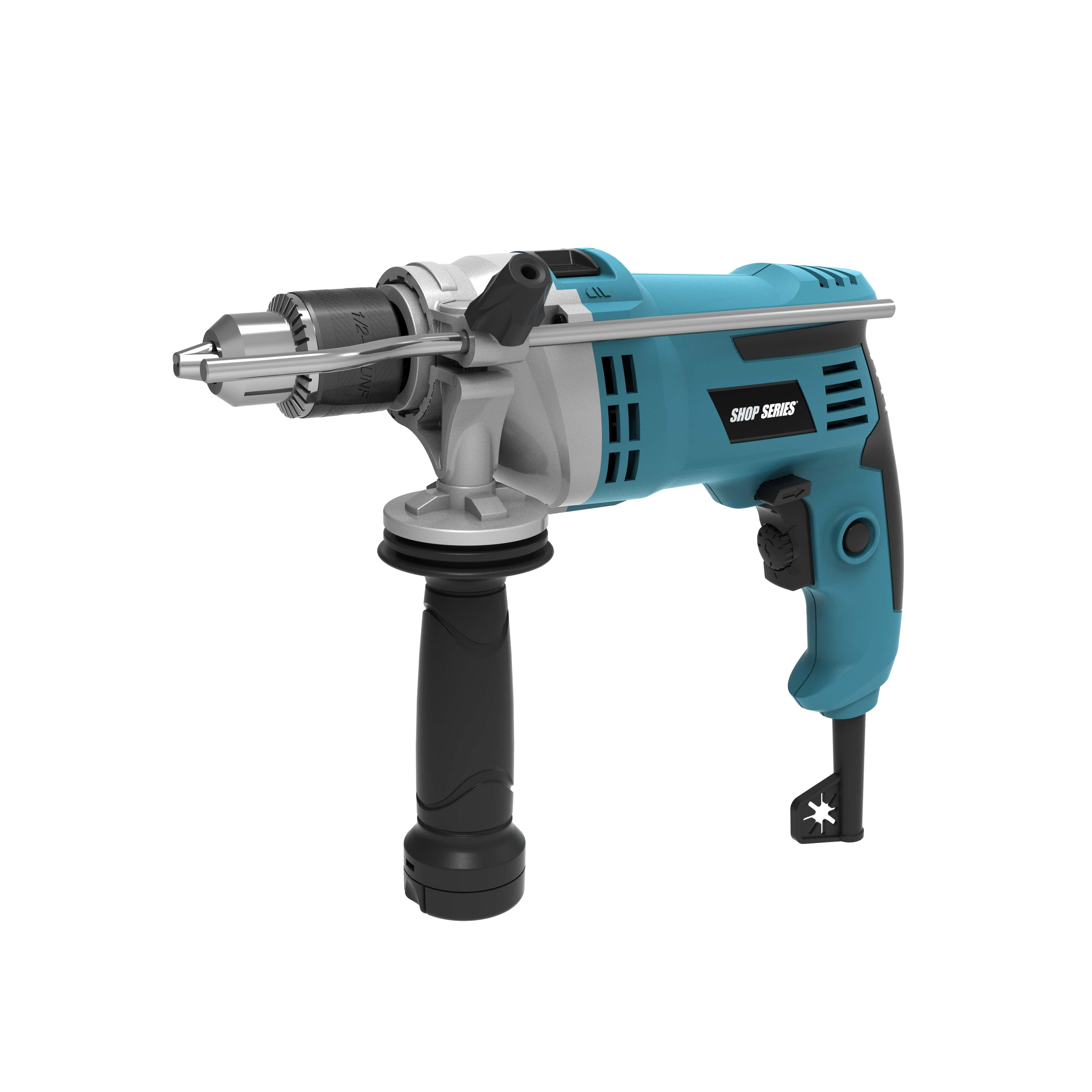 "Rockwell 7 Amp 1/2"" VSR Corded Electric Hammer Drill, ShopSeries ...
