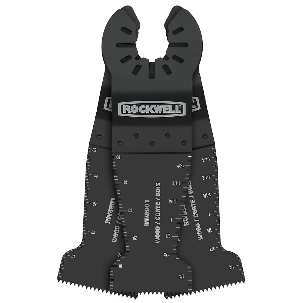 Rockwell Sonicrafter 1-3/8" Wood End Cut Blade, 3-Pack - Walmart.com