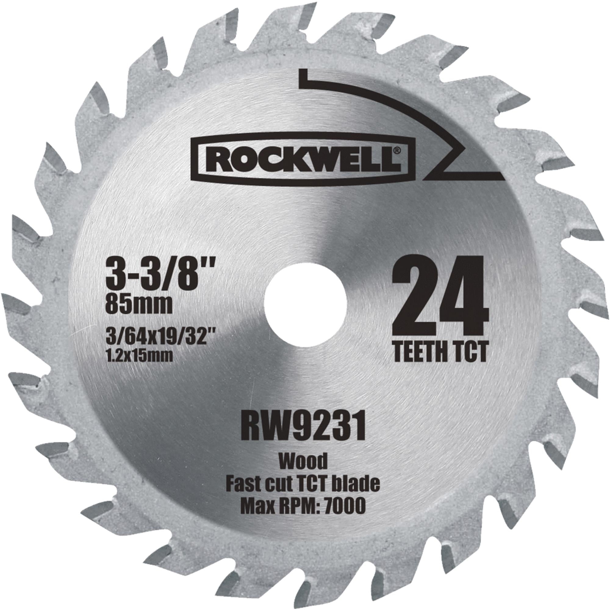 Rockwell Versacut 3 3/8" 24T Carbide-tipped Blade - Walmart.com