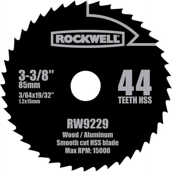 Rockwell Versacut 3 3/8" 44T HSS Blade - Walmart.com