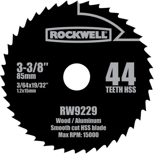 Rockwell Versacut 3 3/8" 44T HSS Blade - Walmart.com