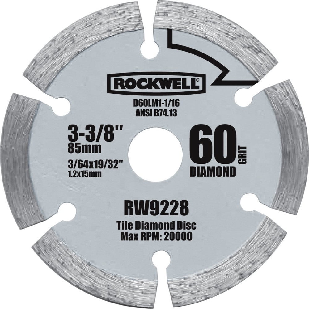 Rockwell Versacut 3 3/8 Diamond Grit Blade, RW9228 - Walmart.com