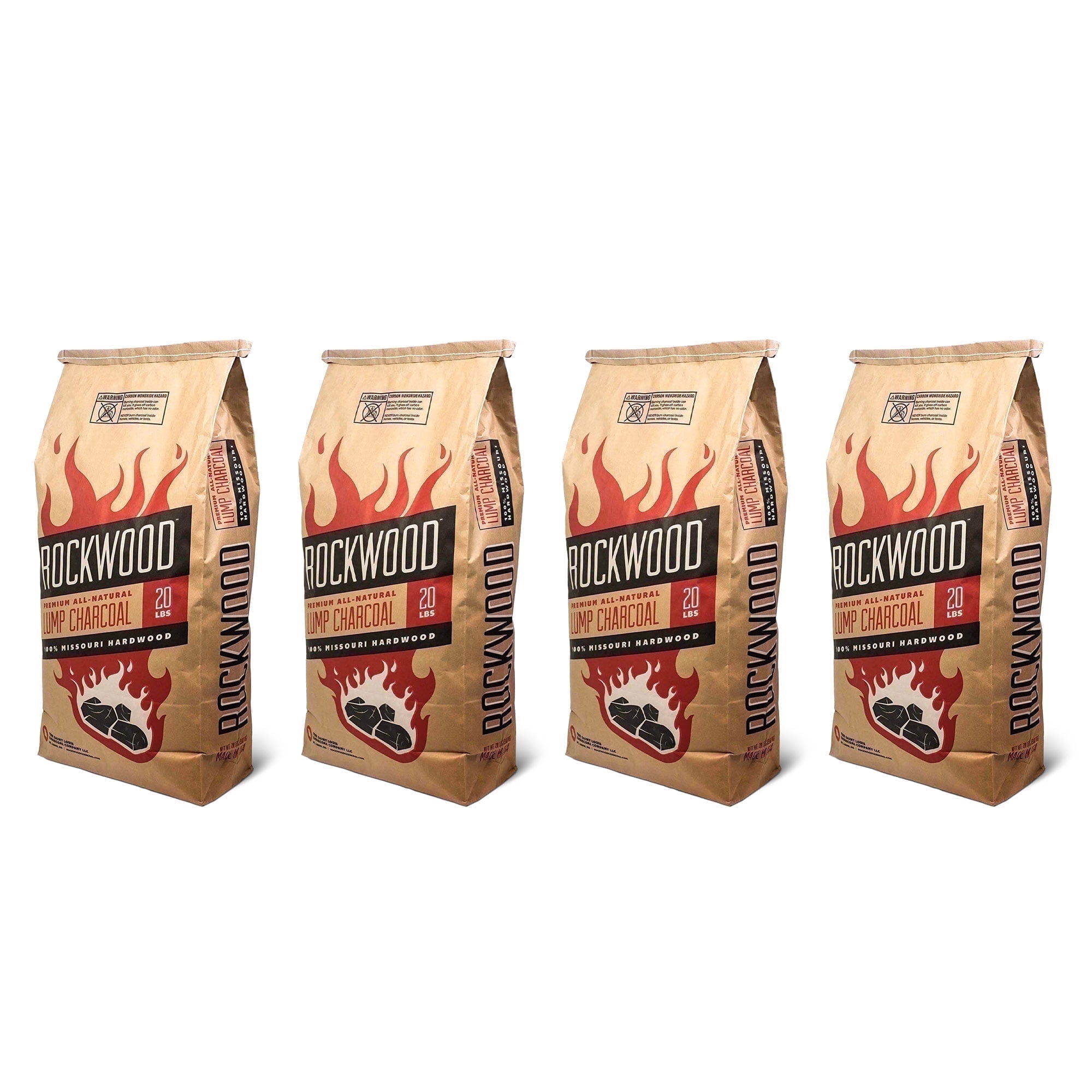 Rockwood Natural Lump Charcoal – Premium Oak, Hickory & Cherry Hardwood ...
