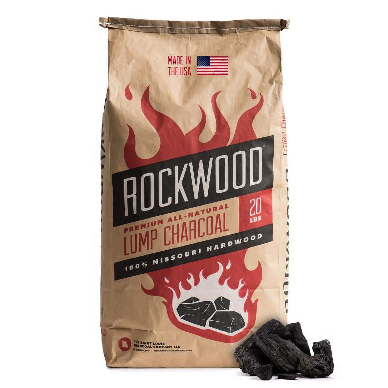 Rockwood All Natural Hardwood Lump Charcoal 20 lb - Walmart.com