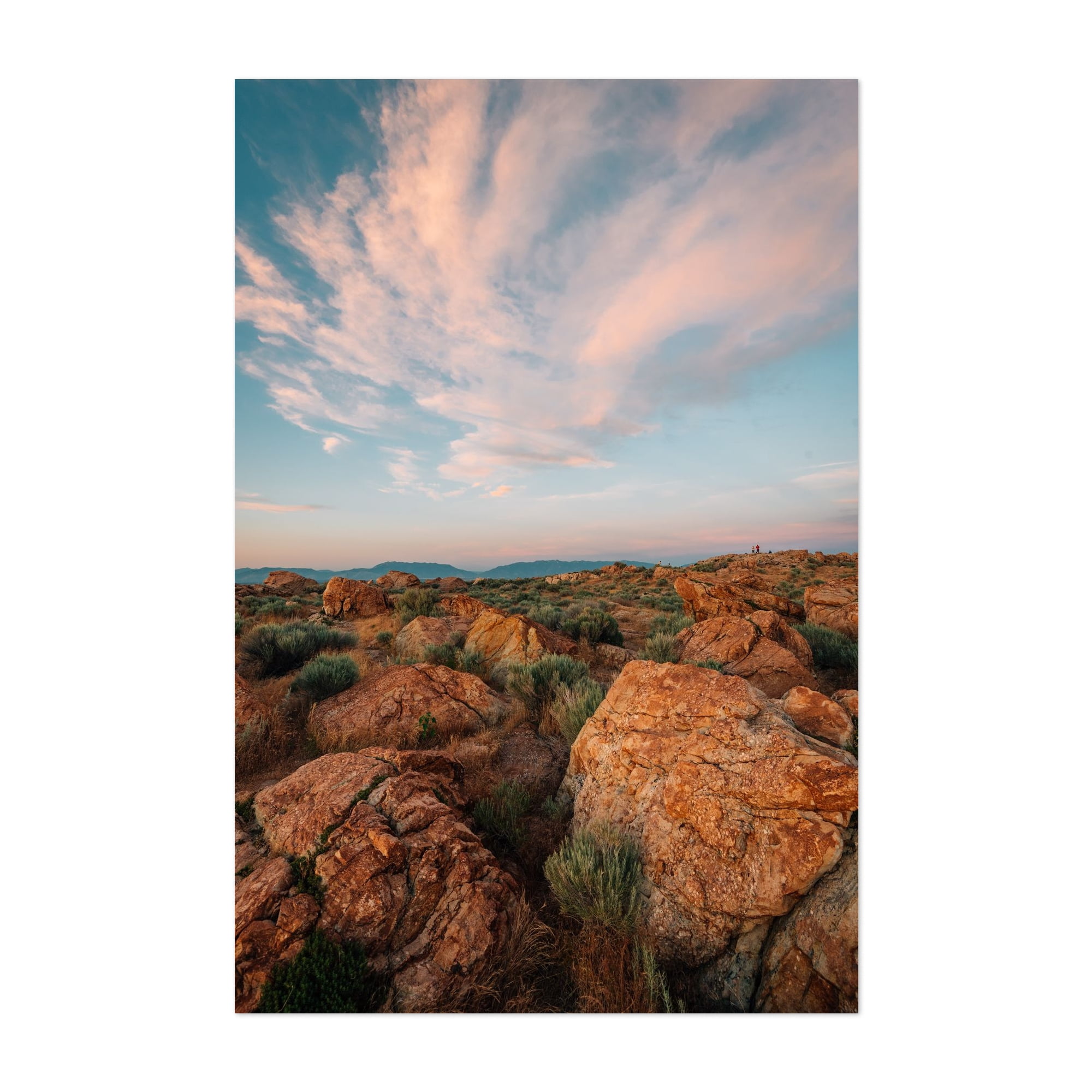 Rocky Antelope Island - Utah Photography Unframed Wall Art Print 8 x 12 ...