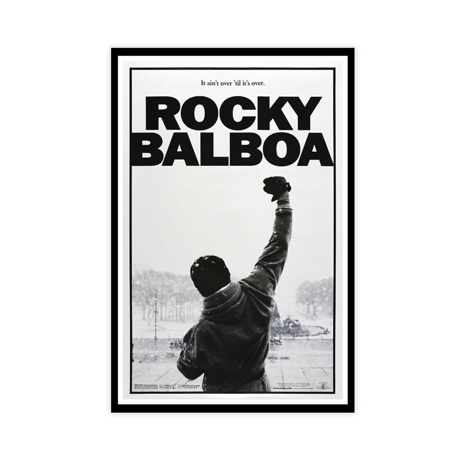 Rocky Balboa Movie Poster Canvas Poster Bedroom Decor Landscape Office ...