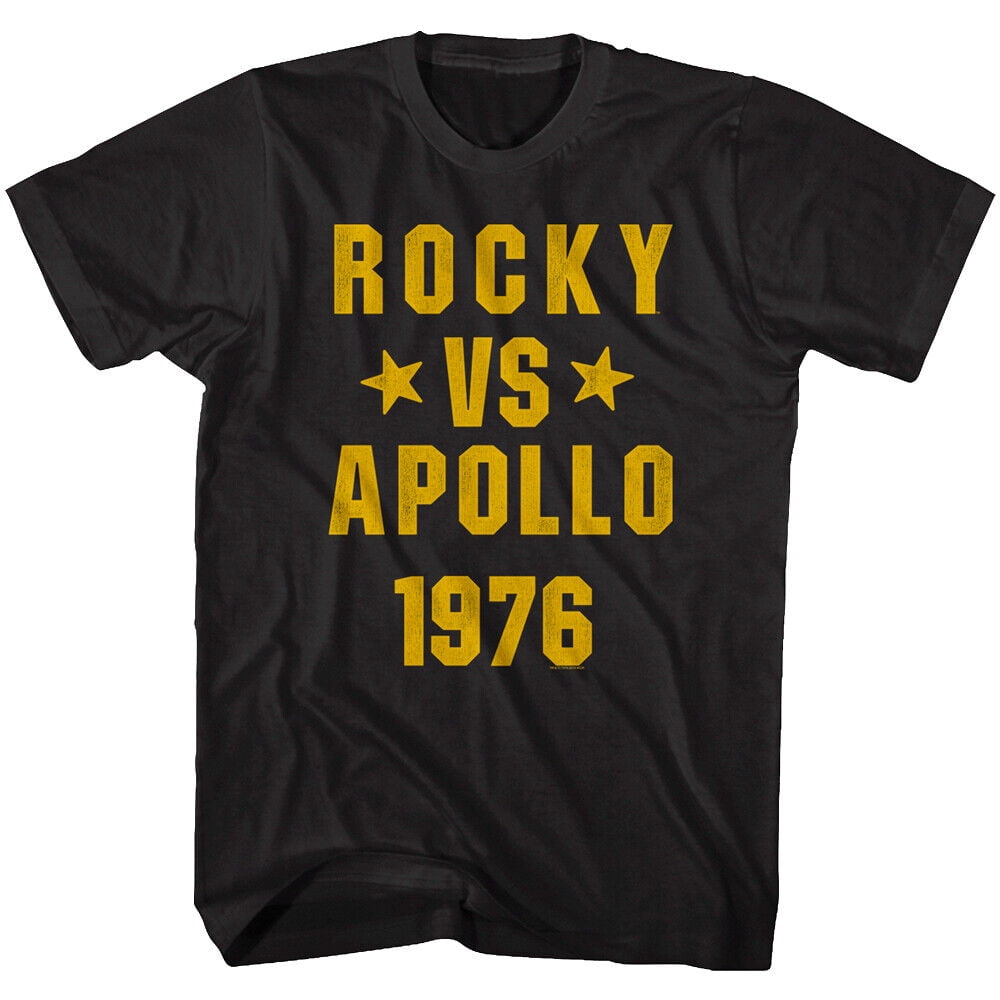 Rocky Balboa Versus Apollo Creed 1976 Men's T Shirt Boxing Championship ...