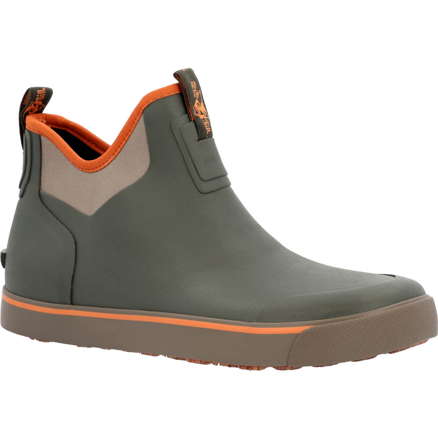 Rocky Dry-Strike Waterproof Green & Orange Deck Boot - Walmart.com
