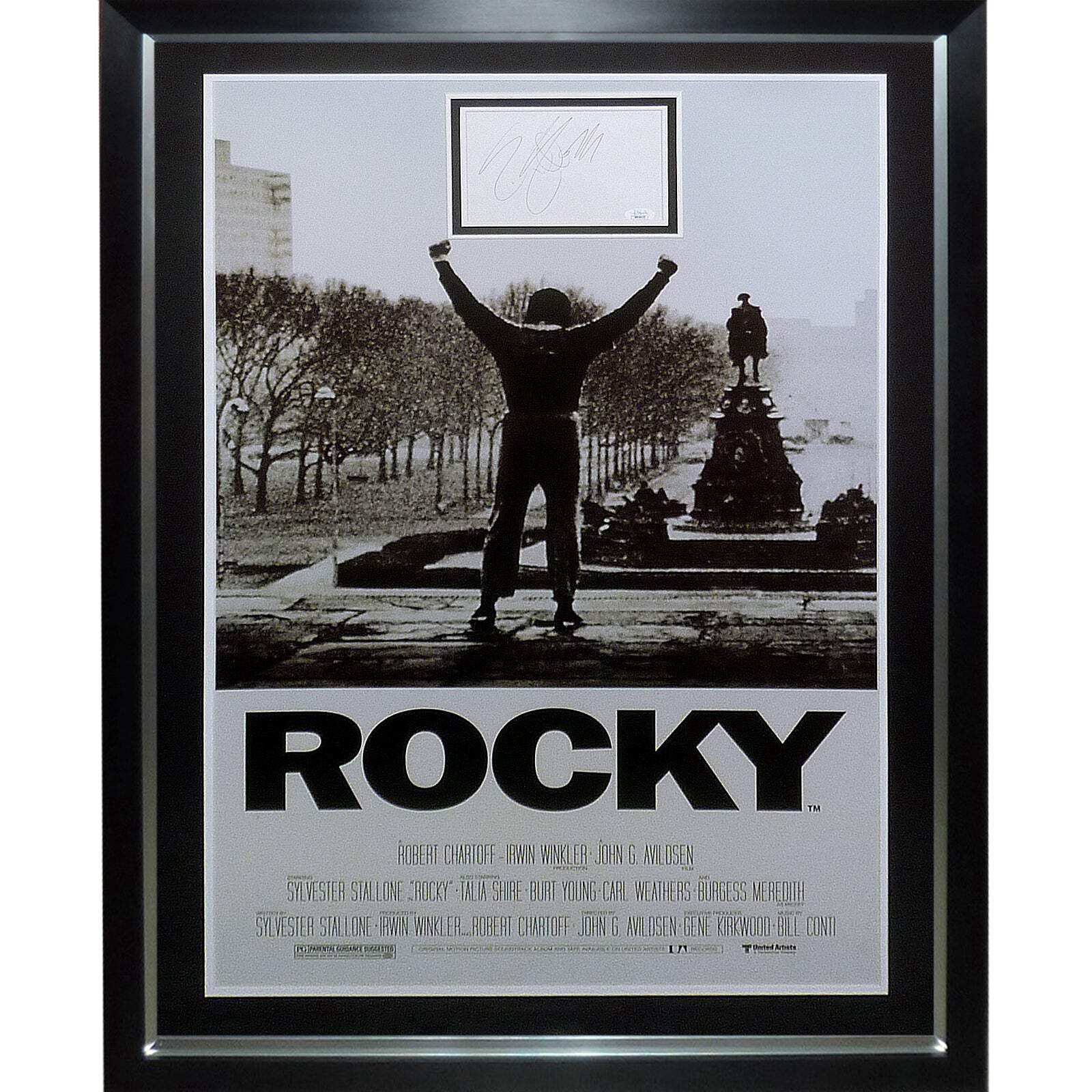 Rocky Full-Size Movie Poster Deluxe Framed with Sylvester Stallone ...