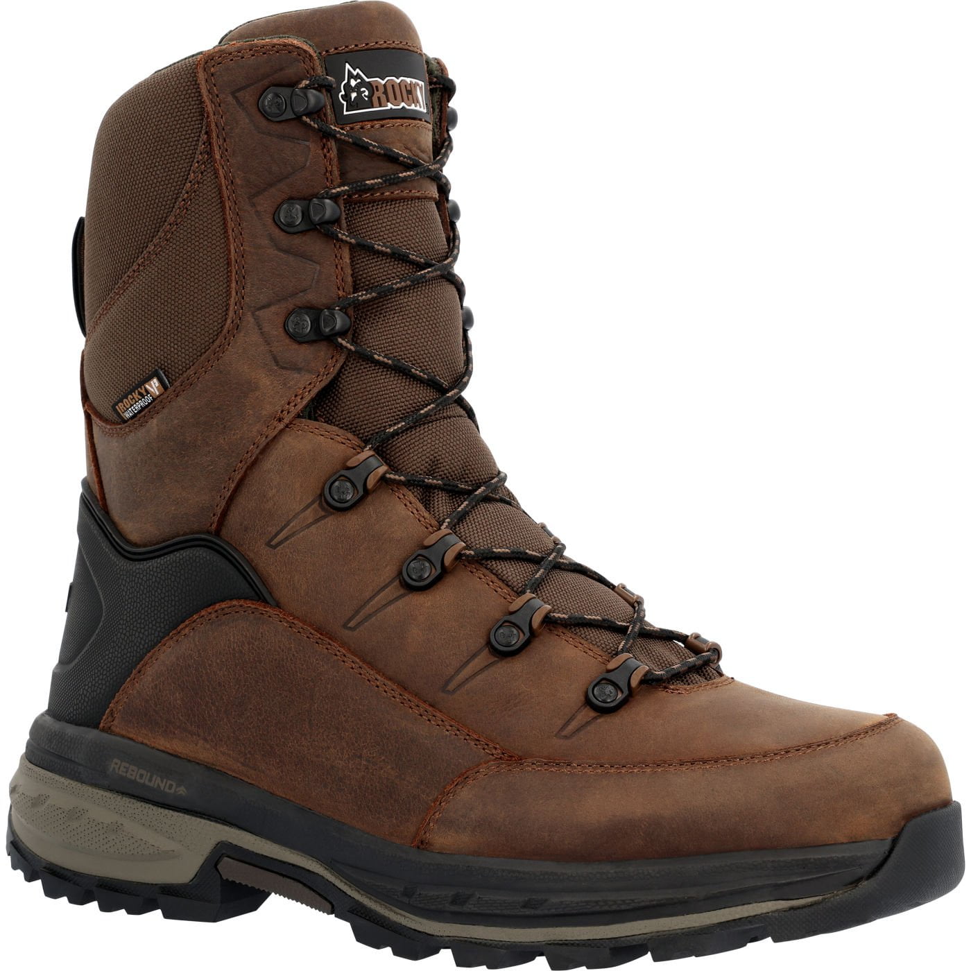Rocky Grizzly 9" Insulated Outdoor Boot Size 9(M) - Walmart.com