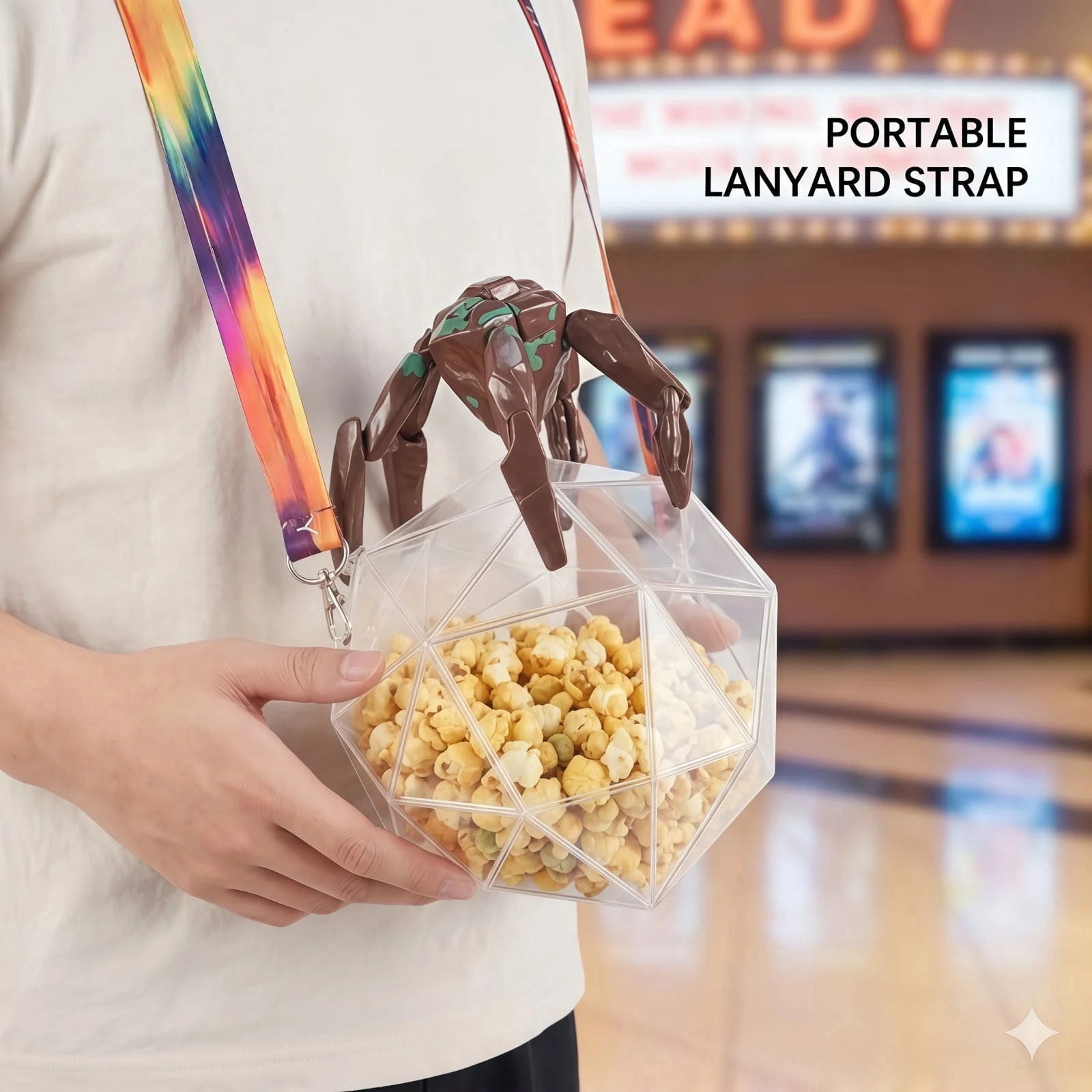 Rocky Habitat Popcorn Bucket - 10 inches Large Project-Hail-Mary ...