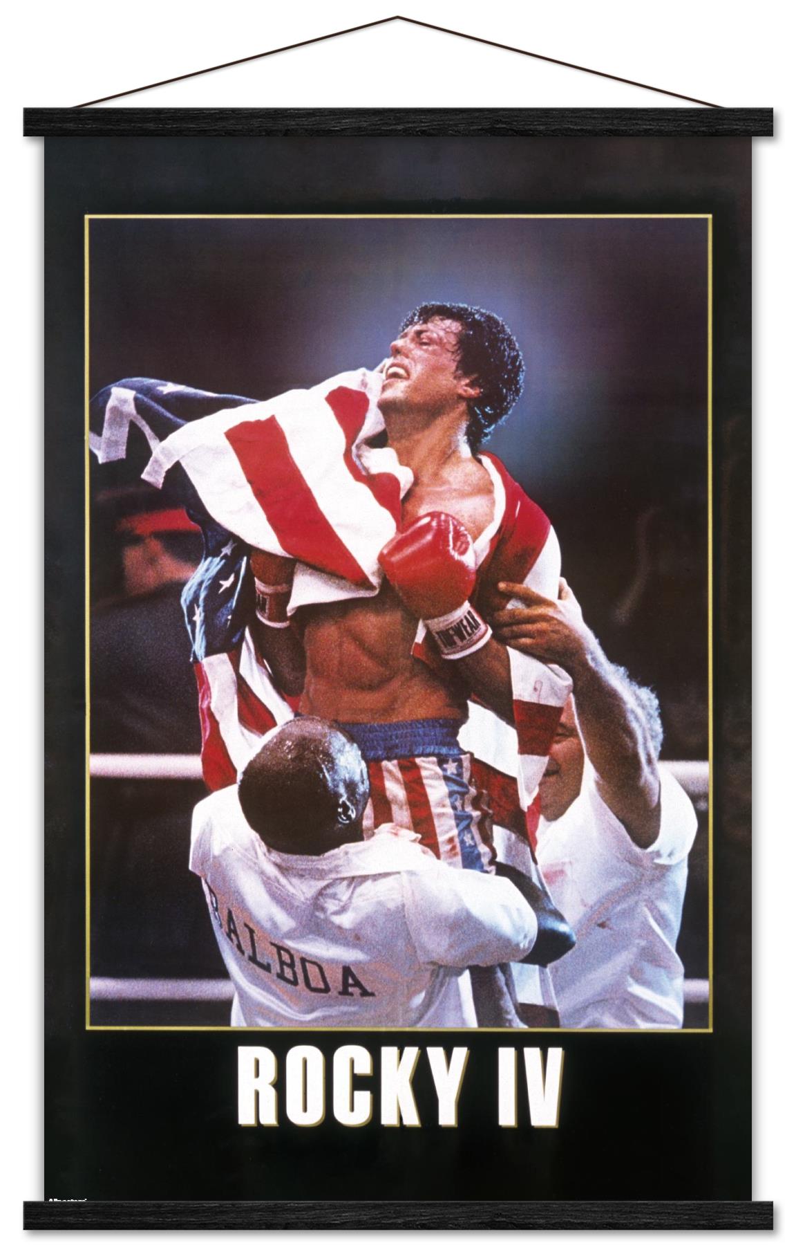 Rocky IV (1985) - One Sheet Wall Poster with Magnetic Frame, 22.375" x ...